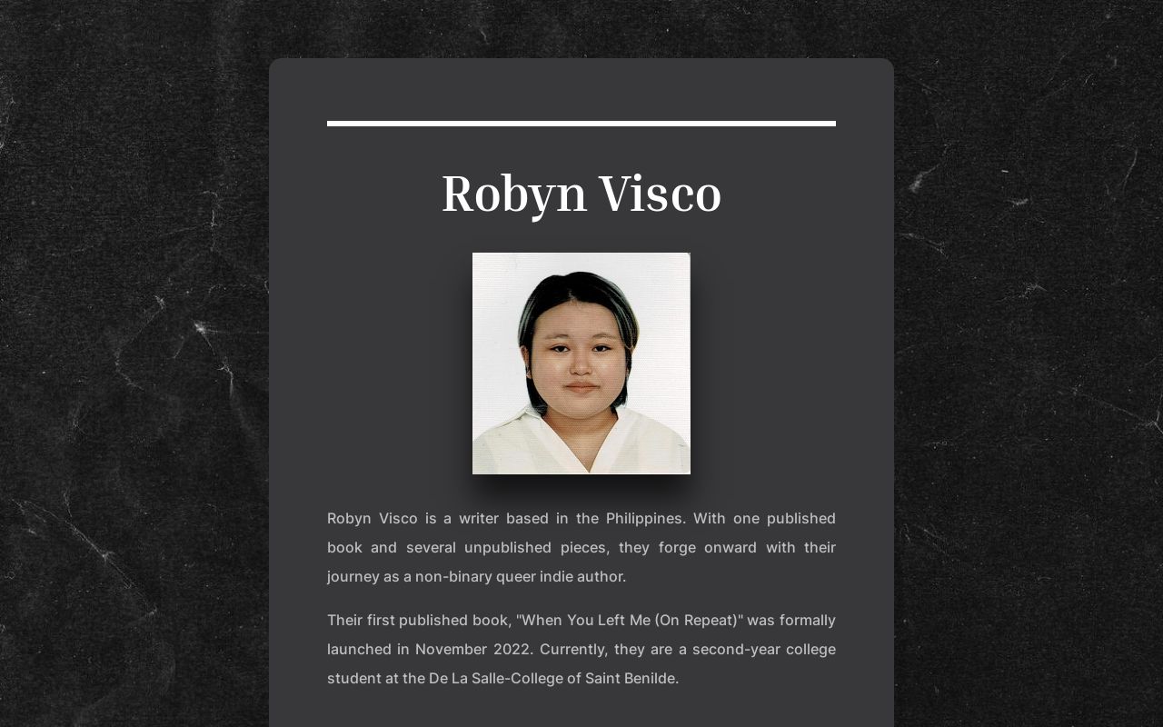 Robyn Visco - Indie Author